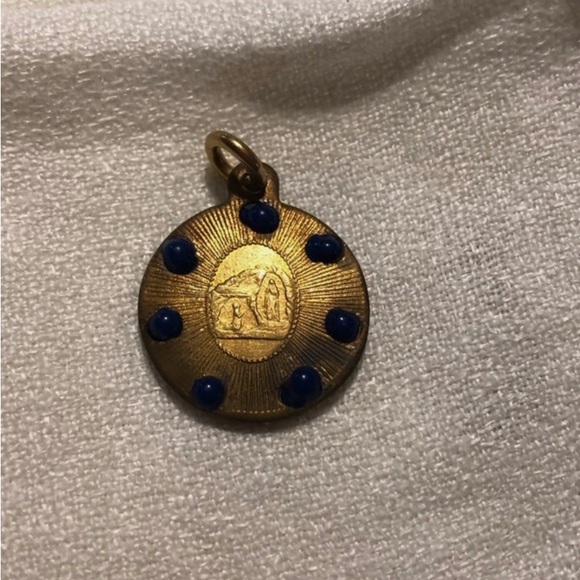 Jewelry | Antique Old Religious Medal Engraved Xix 19th France Lourdes ...
